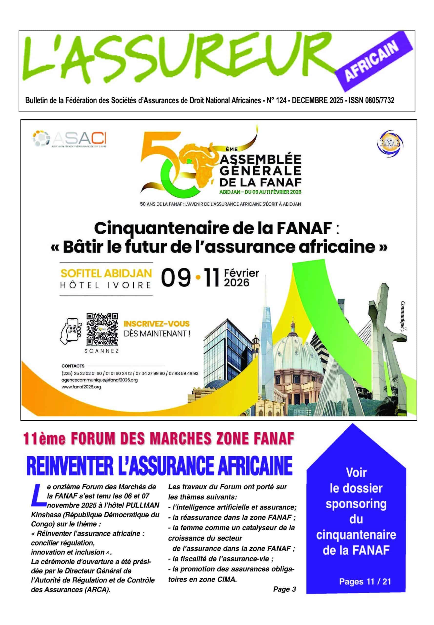 2025 - FANAF - Federation des Societes d'Assurances de Droit National ...